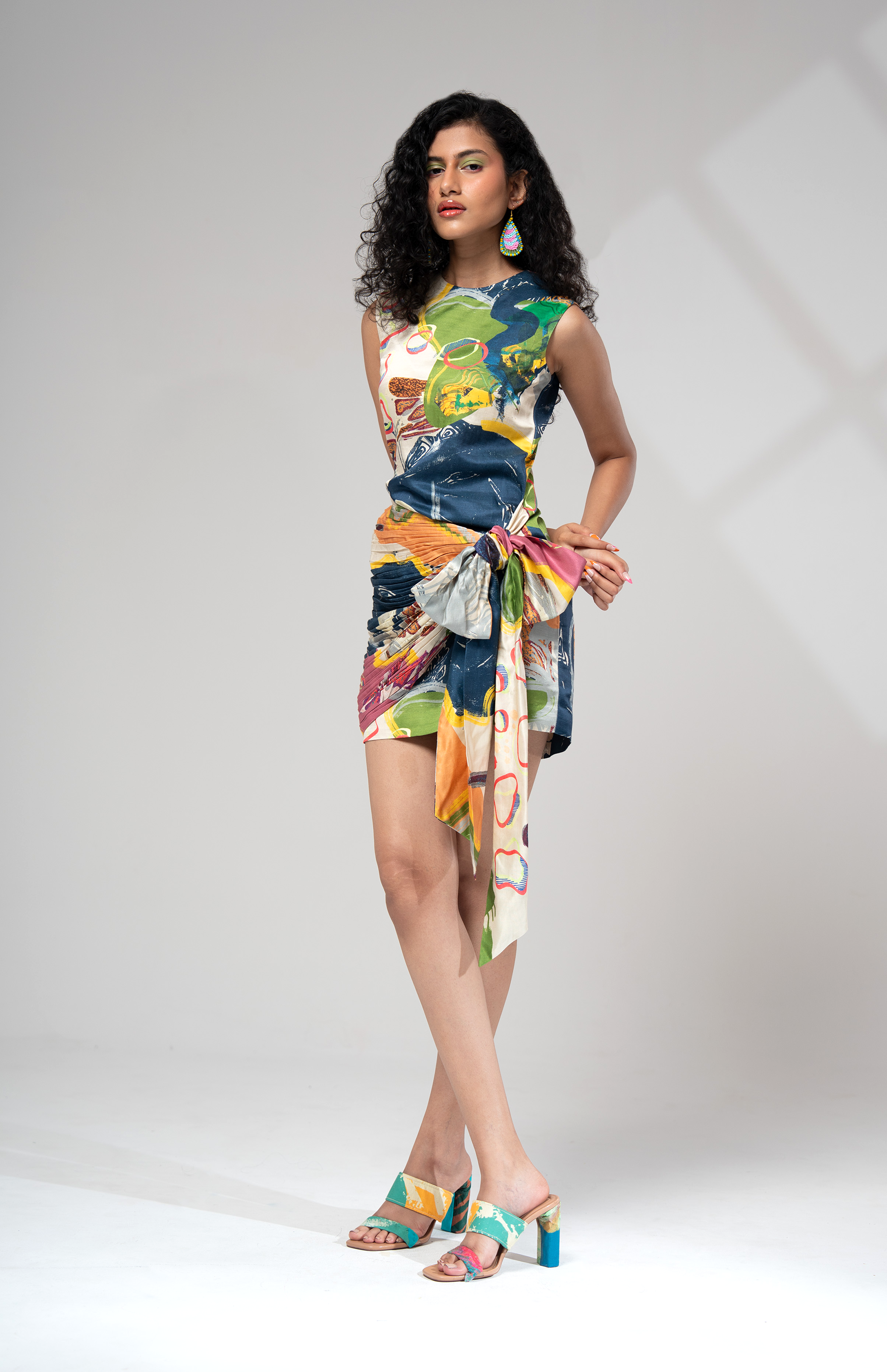 Milo Tie Up Dress – Advait India